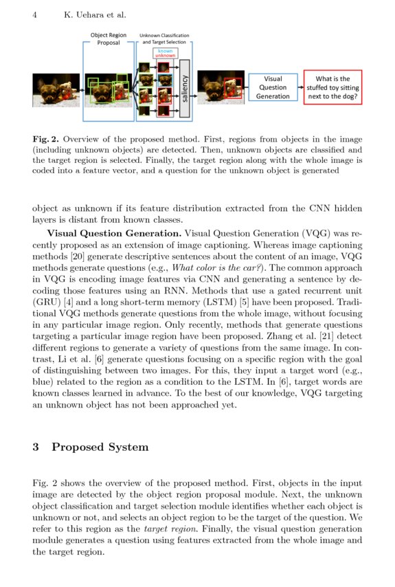 Visual Question Generation for Class Acquisition of Unknown Objects | DeepAI
