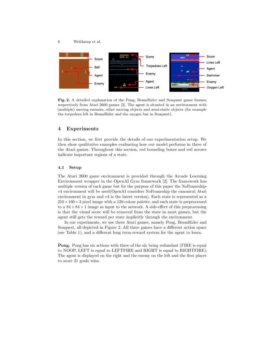 Visual Rationalizations in Deep Reinforcement Learning for Atari Games | DeepAI
