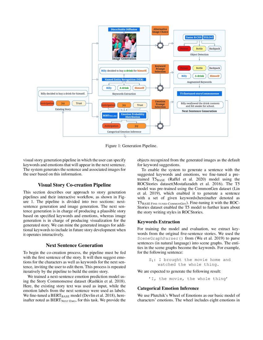Visual Story Generation Based on Emotion and Keywords | DeepAI