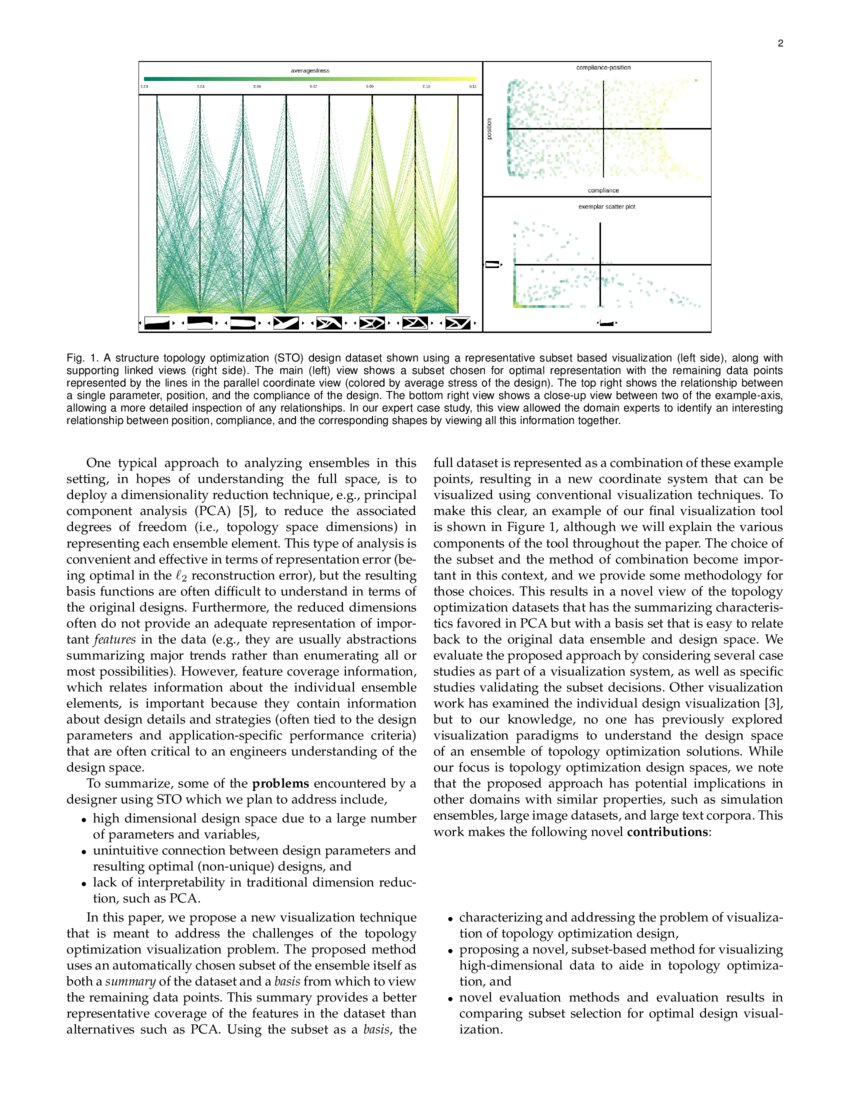 Visualization of topology optimization designs with representative ...