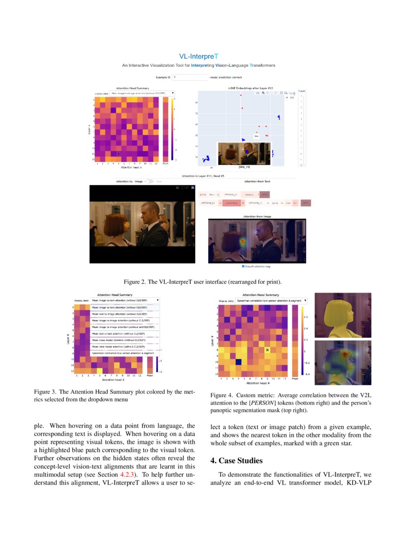VL-InterpreT: An Interactive Visualization Tool for Interpreting Vision-Language Transformers ...