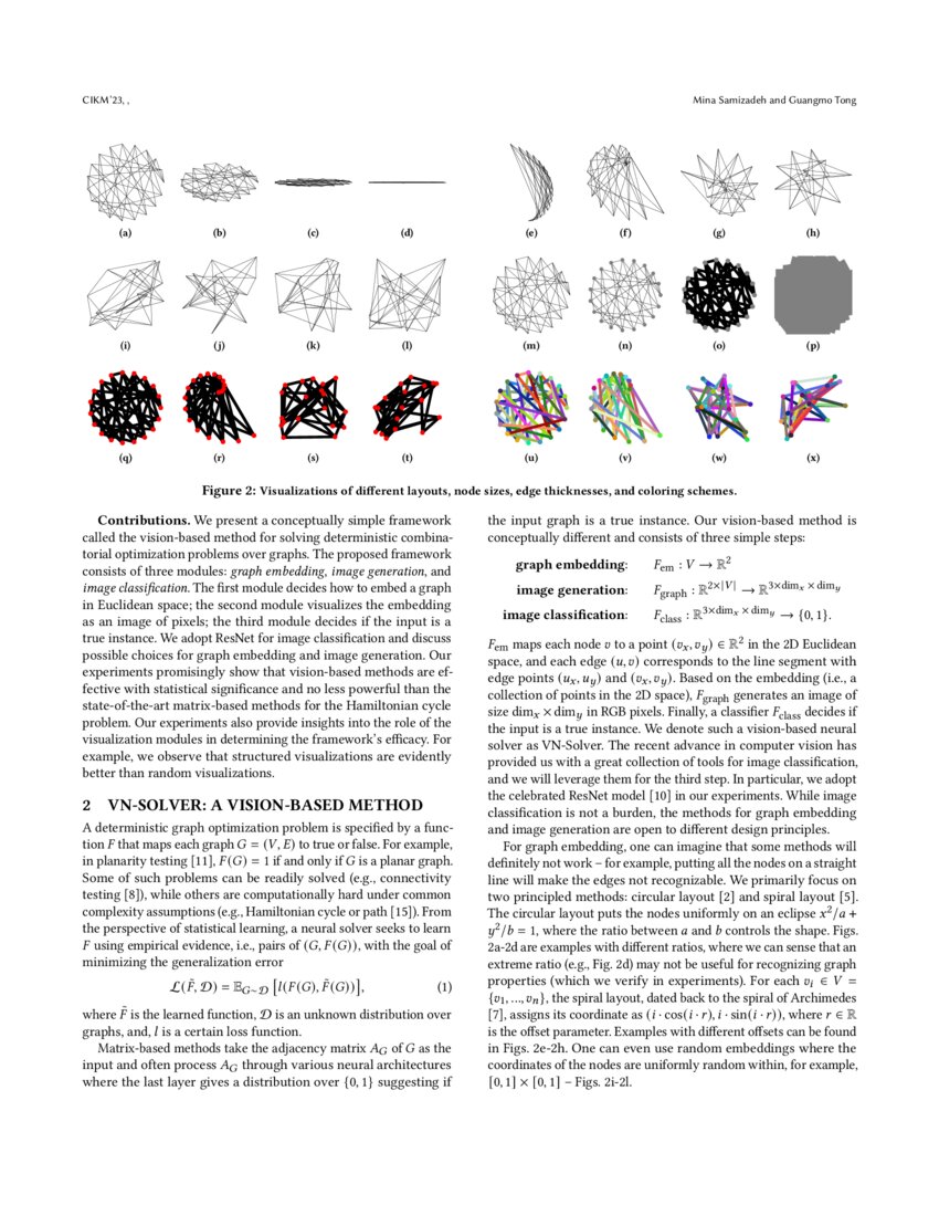 Vn Solver Vision Based Neural Solver For Combinatorial Optimization Over Graphs Deepai