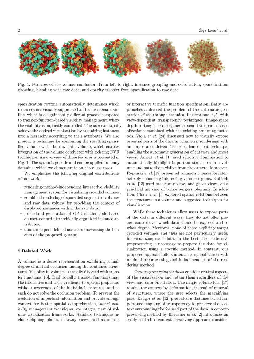 Volume Conductor: Interactive Visibility Management for Crowded Volumes ...