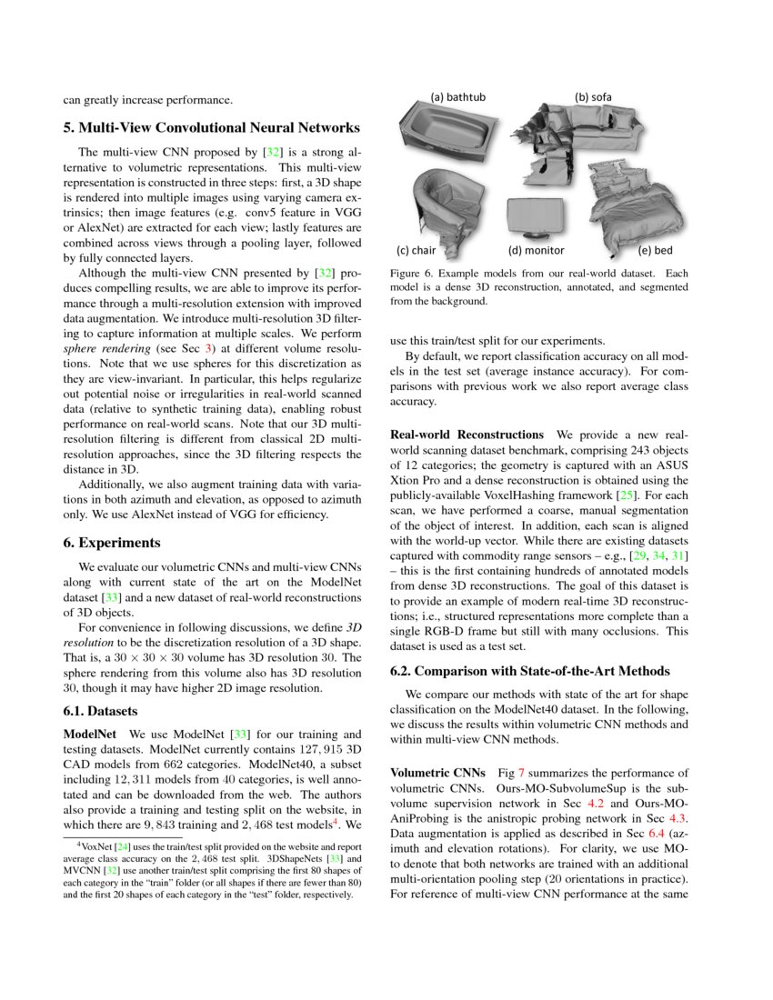 Volumetric and Multi-View CNNs for Object Classification on 3D Data | DeepAI