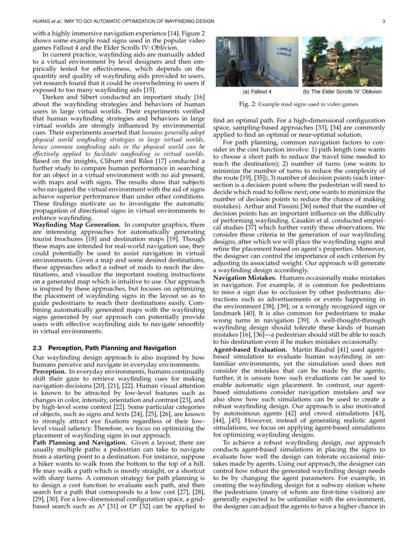 Way to Go! Automatic Optimization of Wayfinding Design | DeepAI