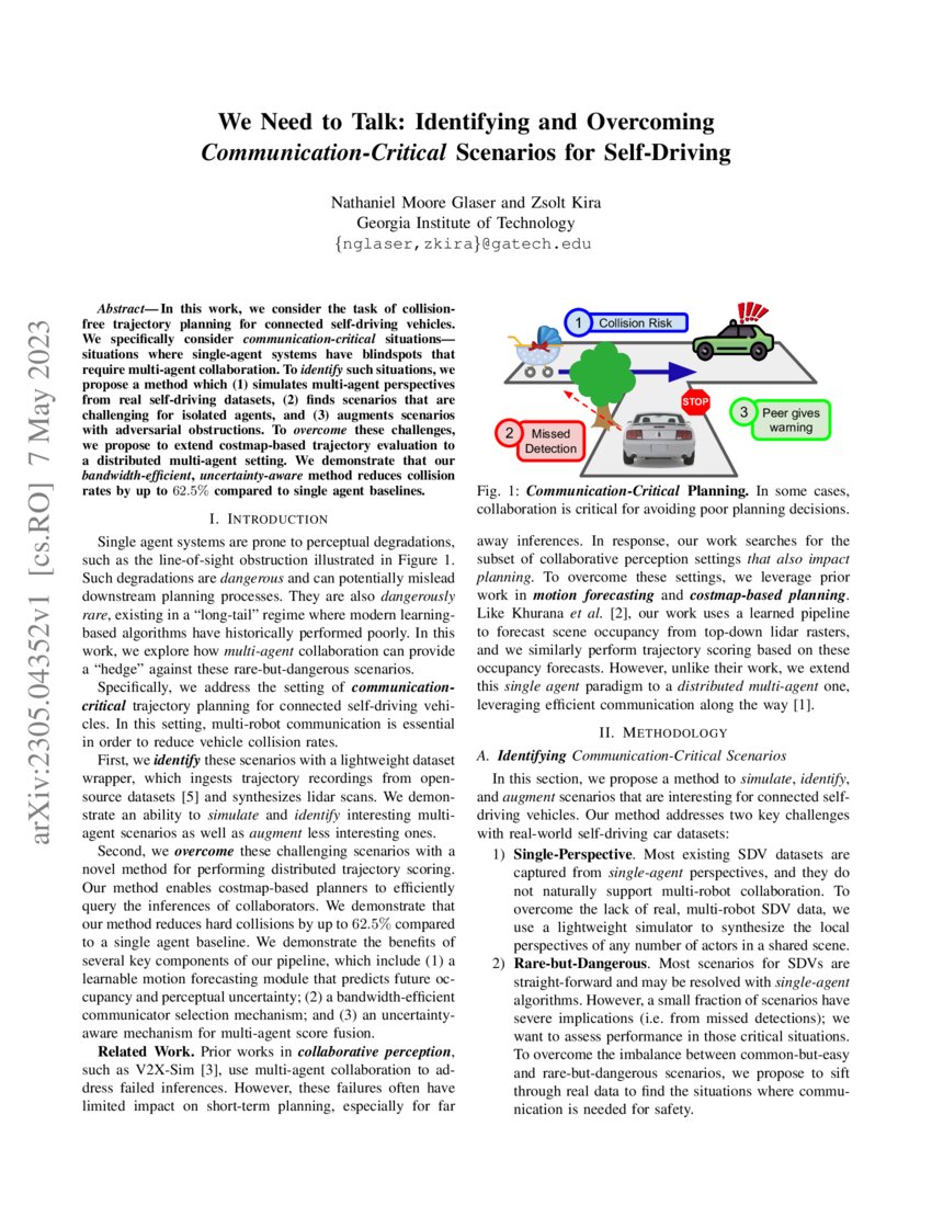 We Need to Talk: Identifying and Overcoming Communication-Critical ...