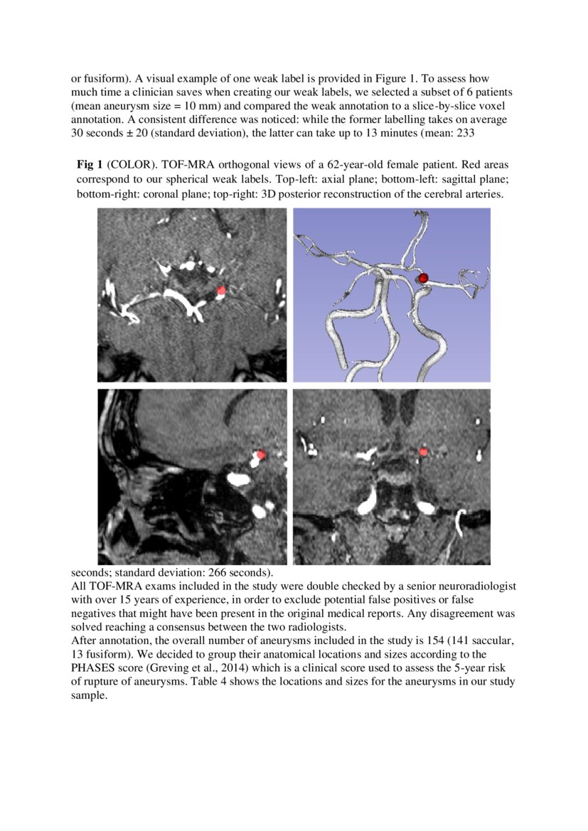 Weak labels and anatomical knowledge: making deep learning practical ...