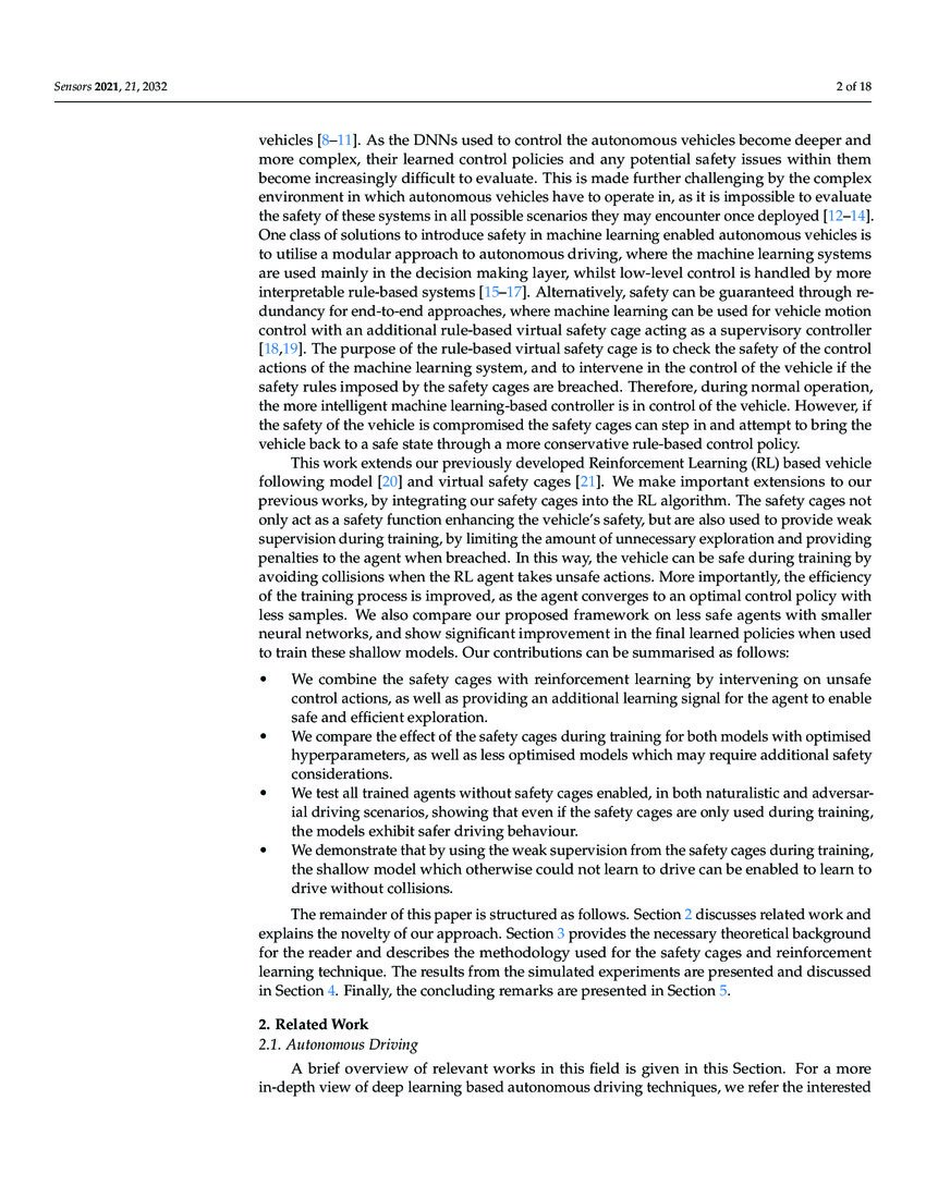 Weakly Supervised Reinforcement Learning For Autonomous Highway Driving Via Virtual Safety Cages