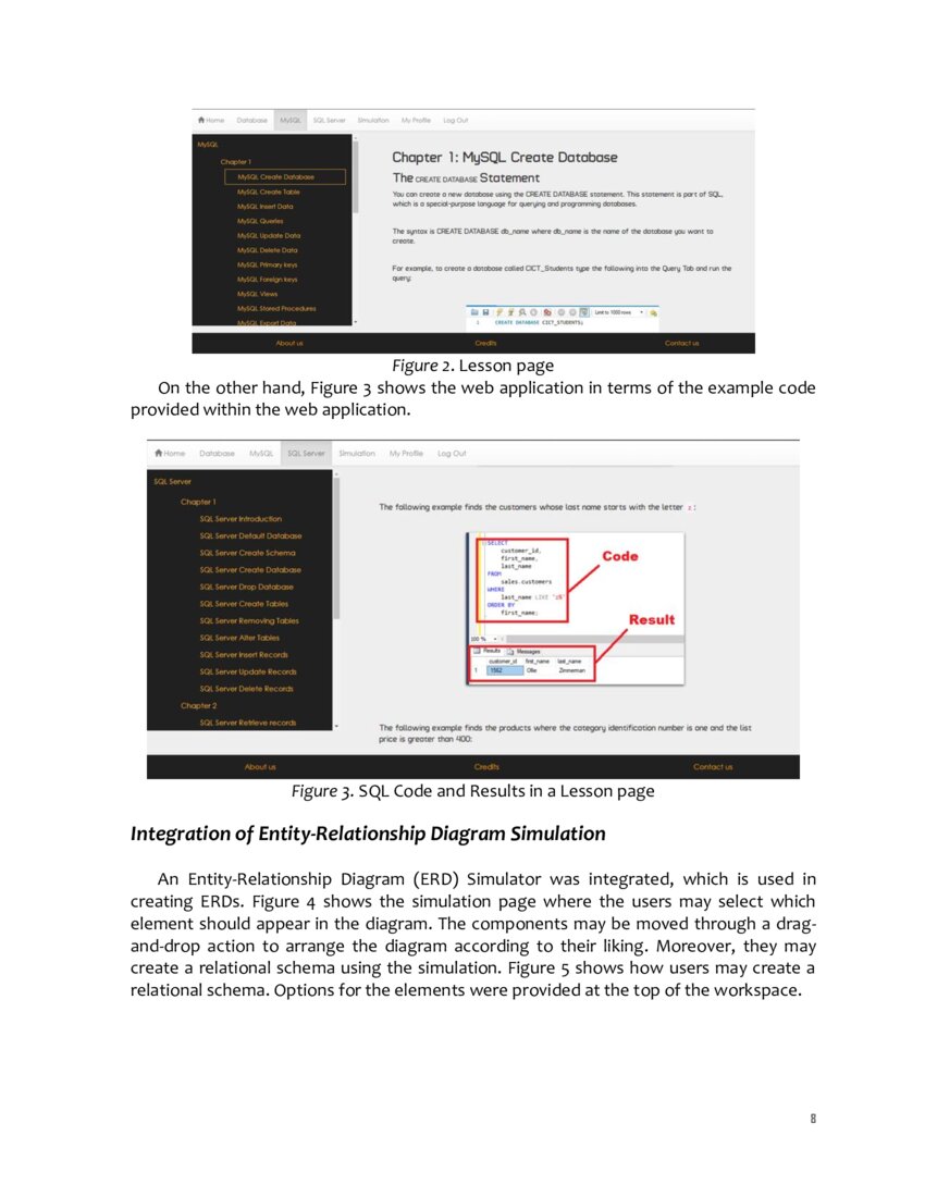 Web-based Database Courses E-Learning Application | DeepAI