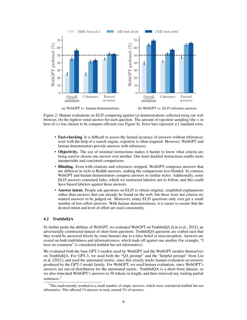 WebGPT: Browser-assisted question-answering with human feedback | DeepAI