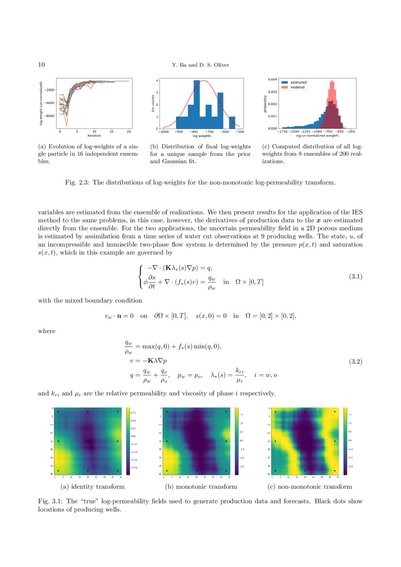 Weighted RML using ensemble-methods for data assimilation | DeepAI