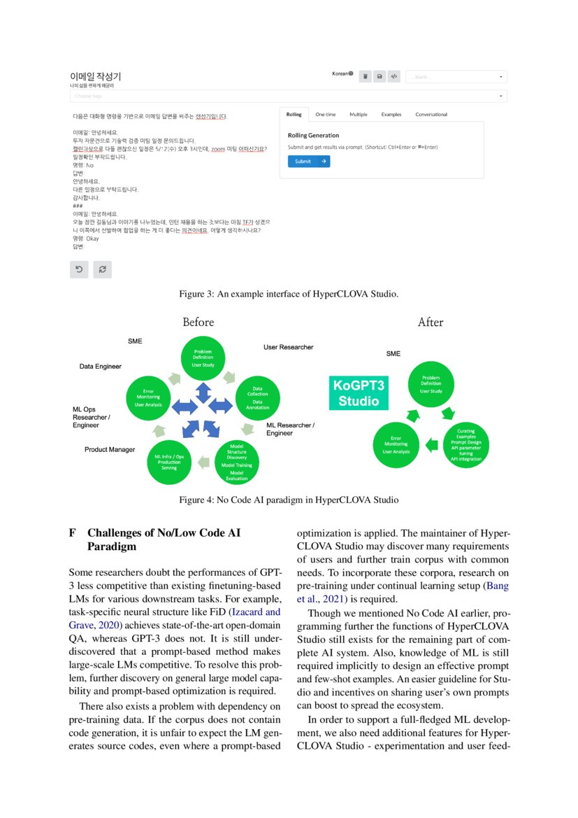 What Changes Can Large-scale Language Models Bring? Intensive Study on HyperCLOVA: Billions ...