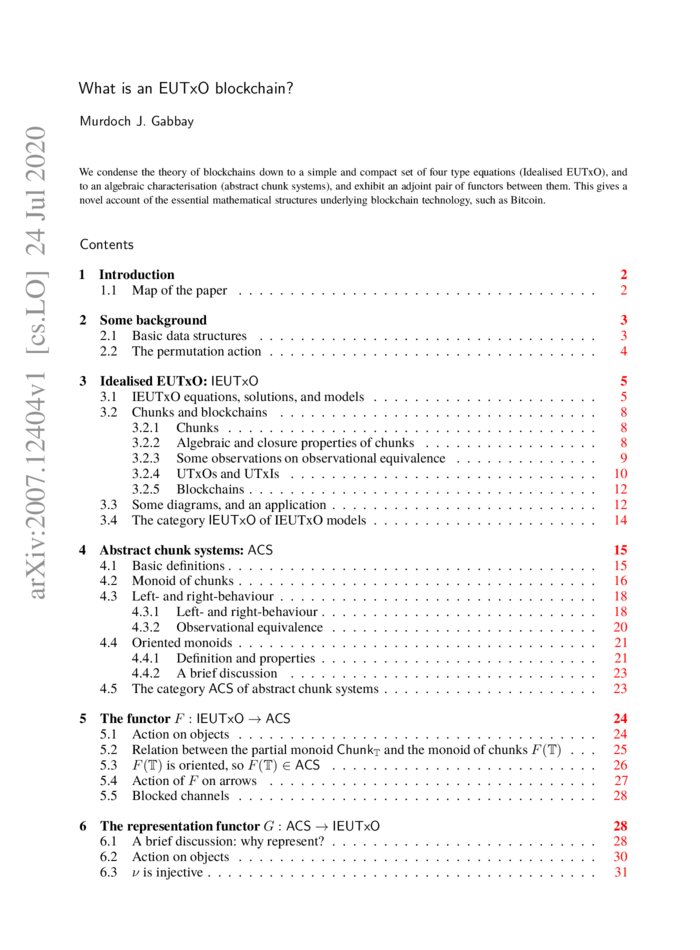 What is an EUTxO blockchain? | DeepAI