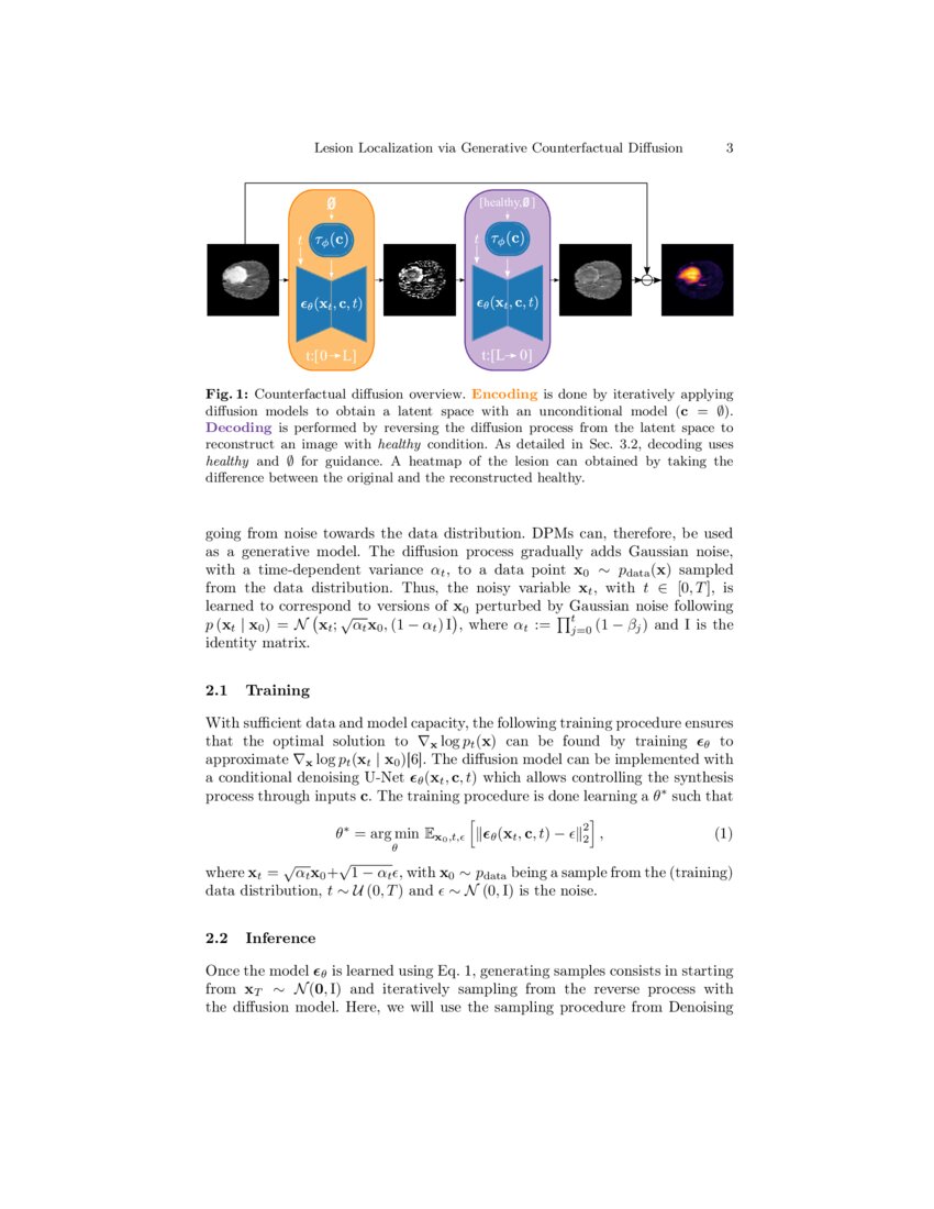 What is Healthy? Generative Counterfactual Diffusion for Lesion Localization | DeepAI