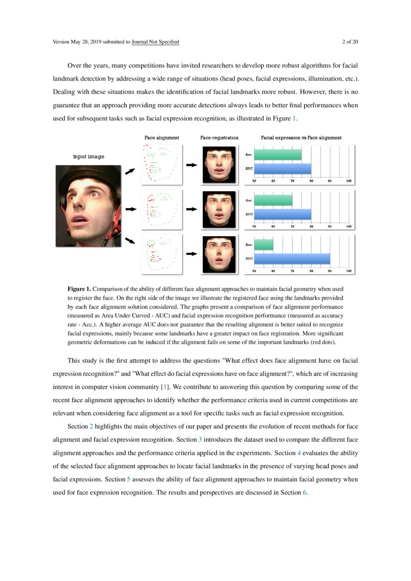 What is the relationship between face alignment and facial expression ...