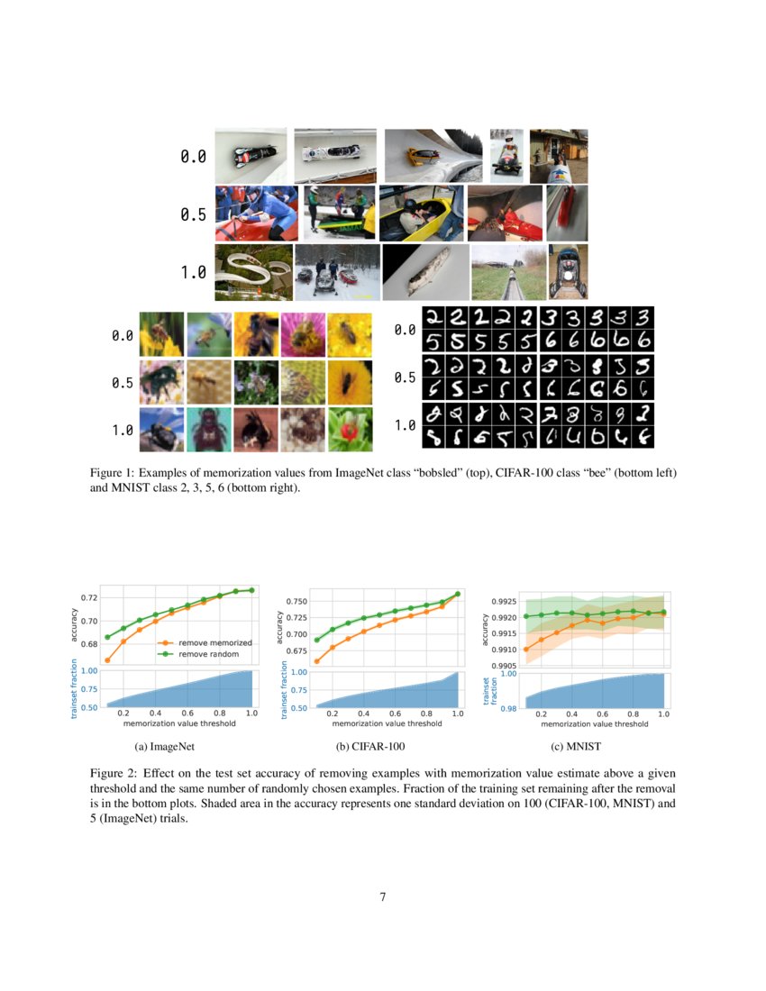 What Neural Networks Memorize and Why: Discovering the Long Tail via Influence Estimation | DeepAI