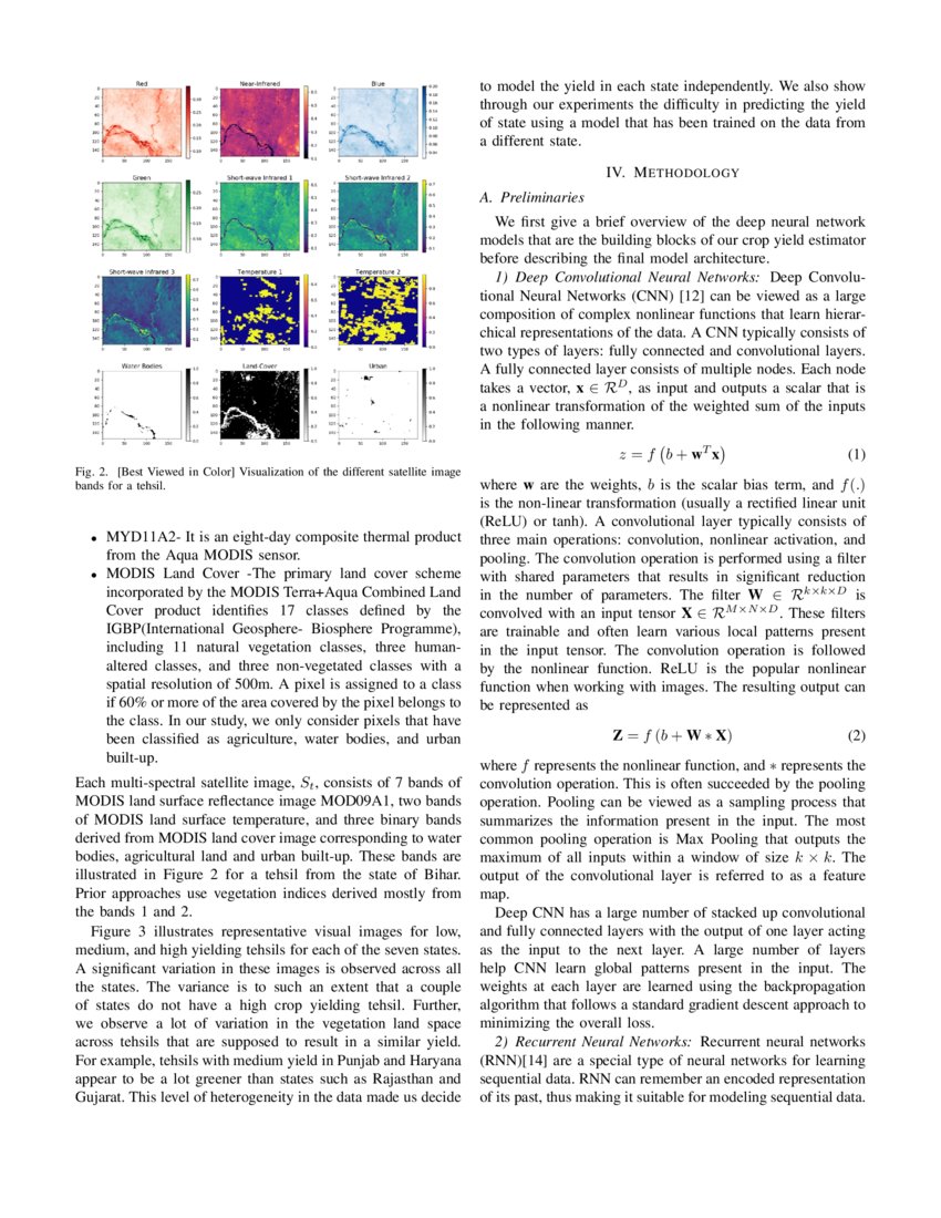 Wheat Crop Yield Prediction Using Deep LSTM Model | DeepAI