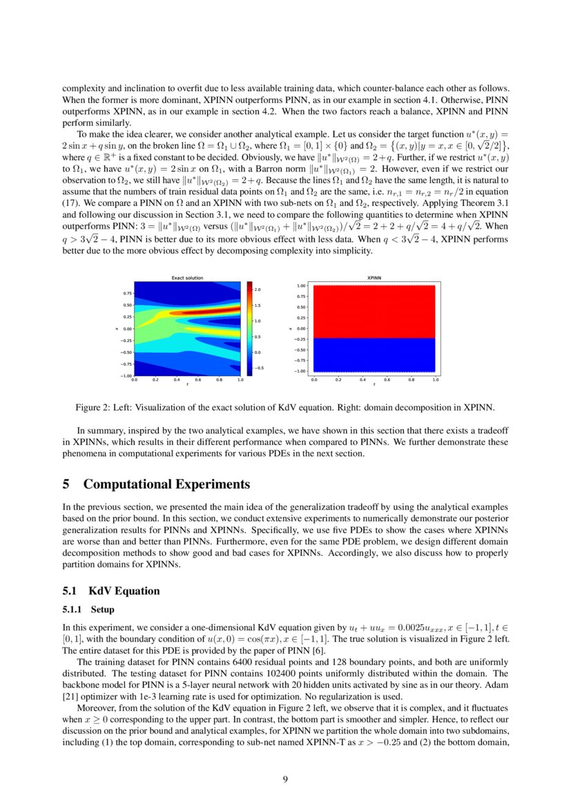 When Do Extended Physics-Informed Neural Networks (XPINNs) Improve Generalization? | DeepAI