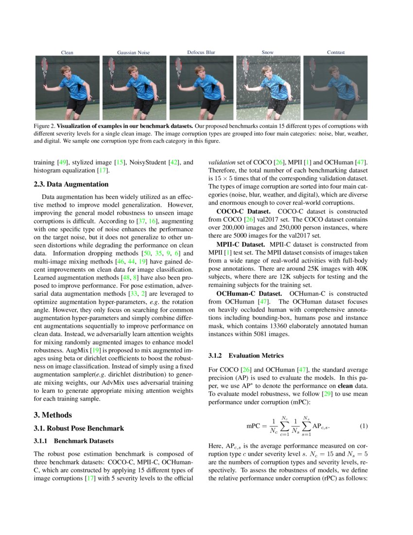When Human Pose Estimation Meets Robustness Adversarial Algorithms And Benchmarks Deepai