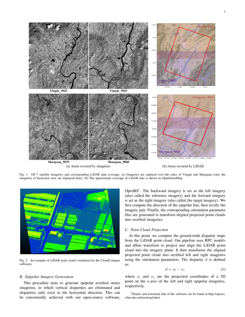 WHU-Stereo: A Challenging Benchmark for Stereo Matching of High ...