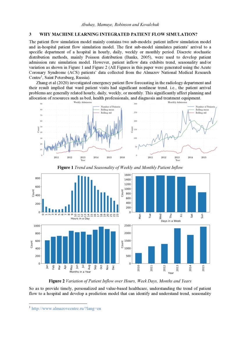 Why Machine Learning Integrated Patient Flow Simulation? | DeepAI