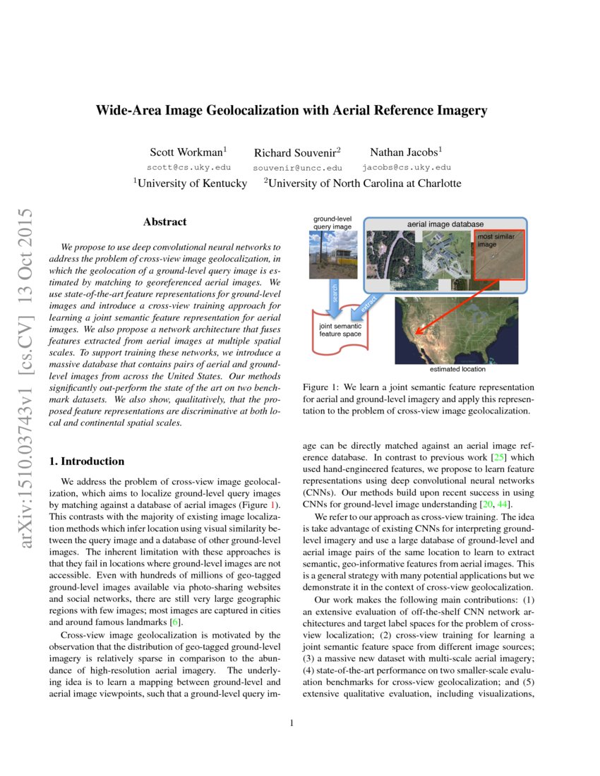 Wide-Area Image Geolocalization with Aerial Reference Imagery | DeepAI