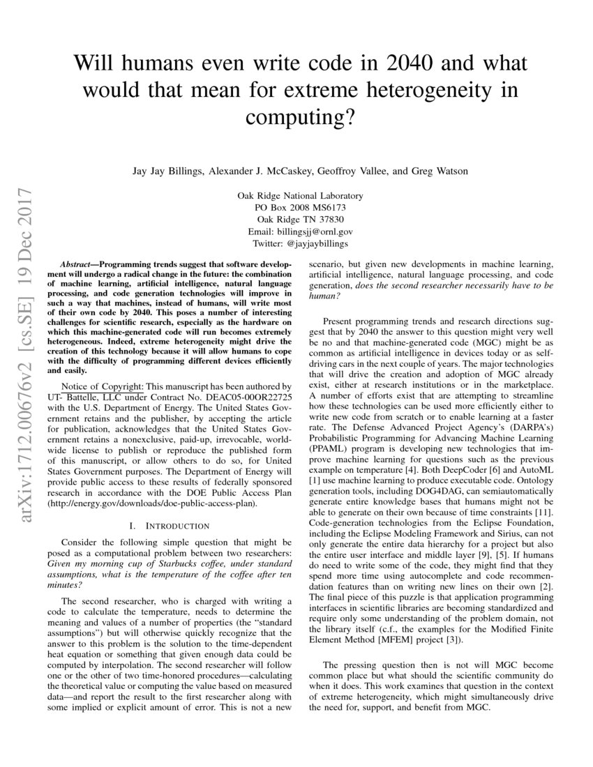 Will humans even write code in 2040 and what would that mean for ...