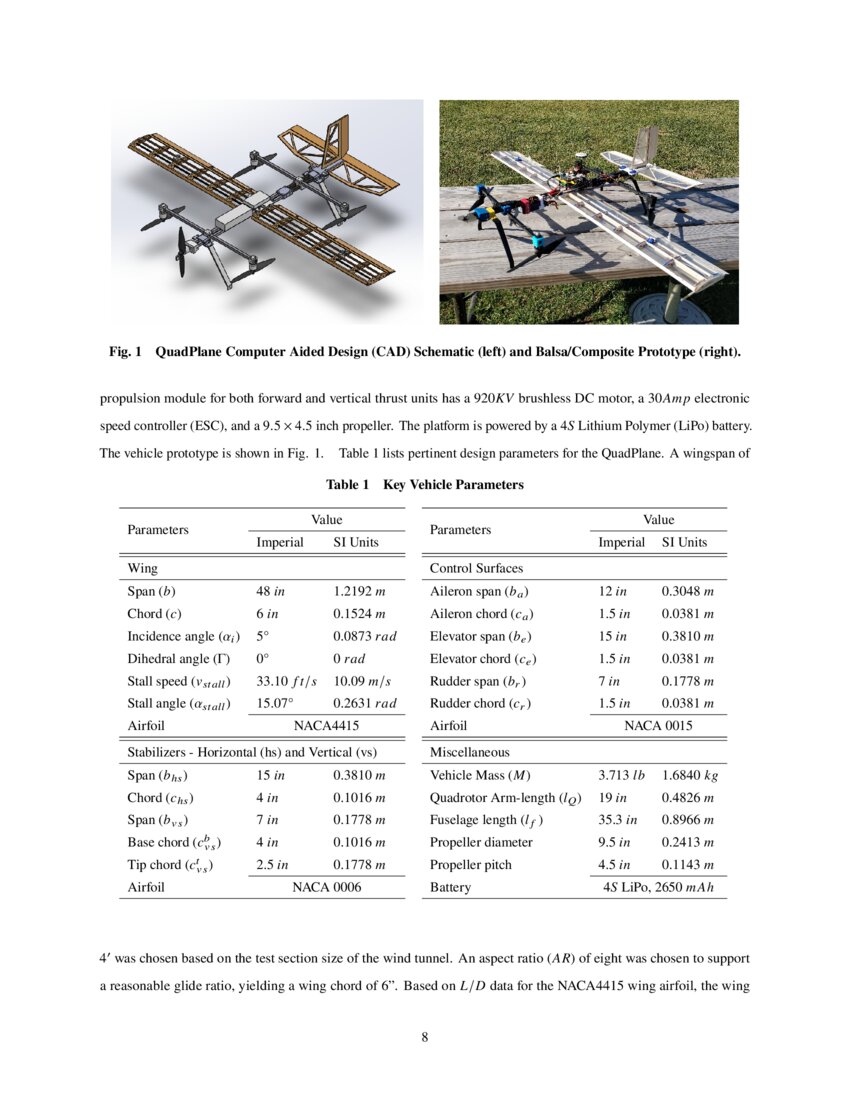Wind Tunnel Testing And Aerodynamic Characterization Of A Quadplane Uncrewed Aircraft System