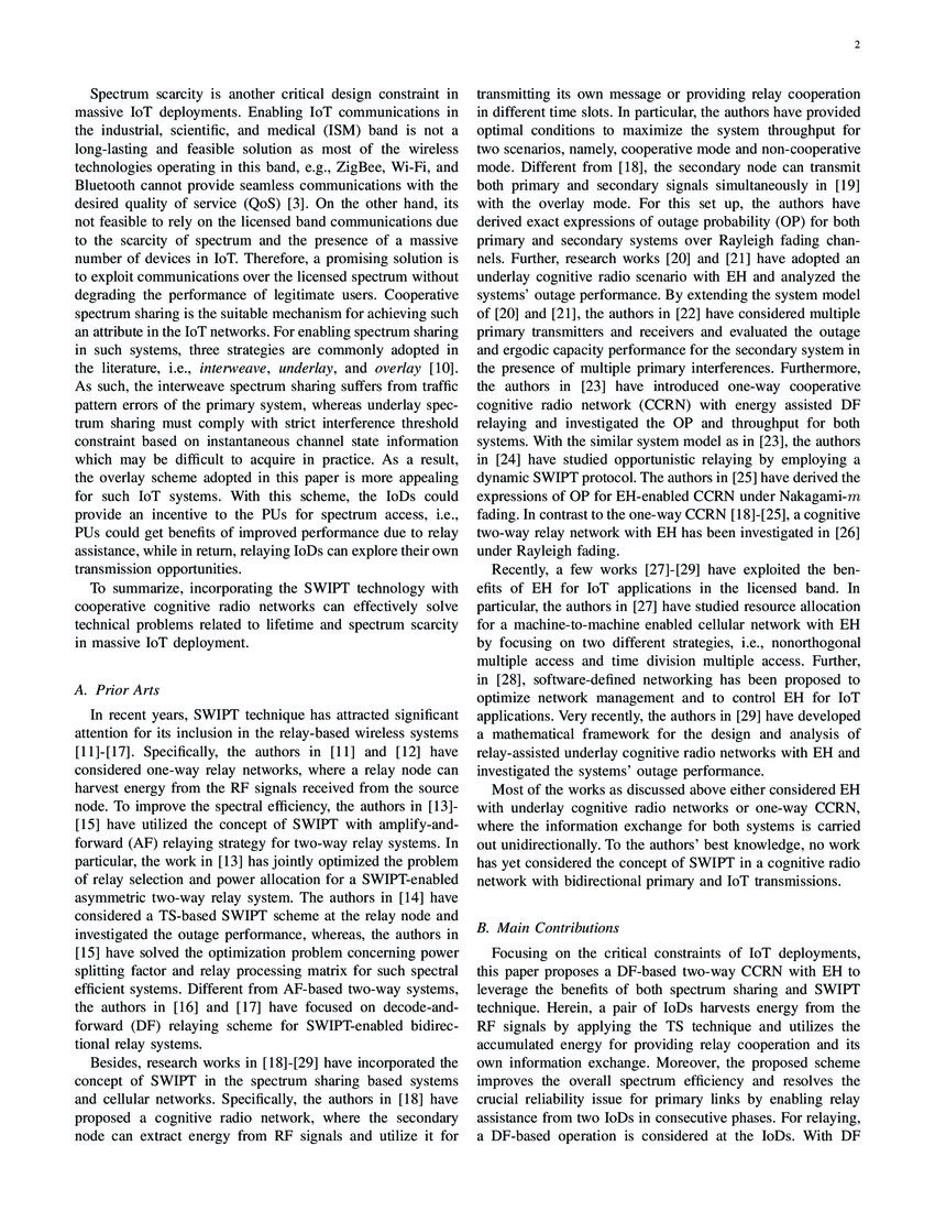 Wireless Information And Power Transfer For Iot Applications In Overlay Cognitive Radio Networks
