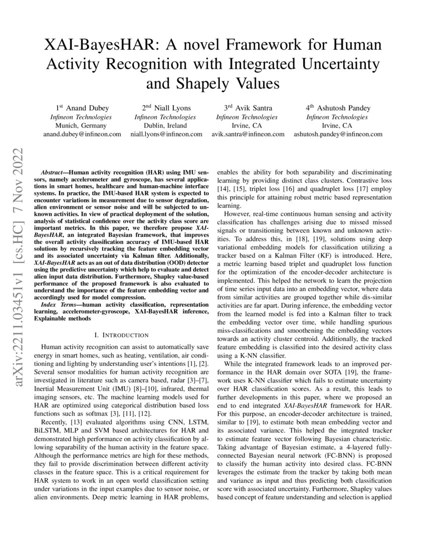 XAI-BayesHAR: A novel Framework for Human Activity Recognition with Integrated Uncertainty and ...
