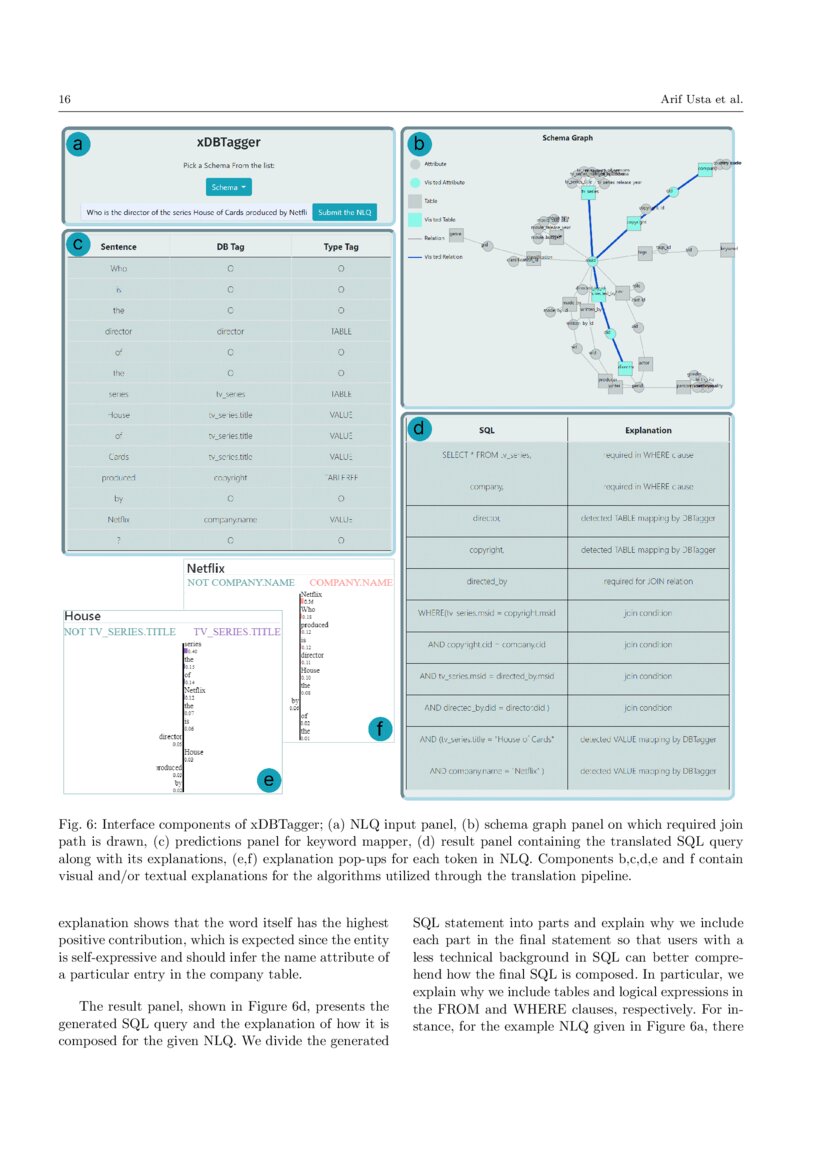 Xdbtagger Explainable Natural Language Interface To Databases Using Keyword Mappings And Schema 9577