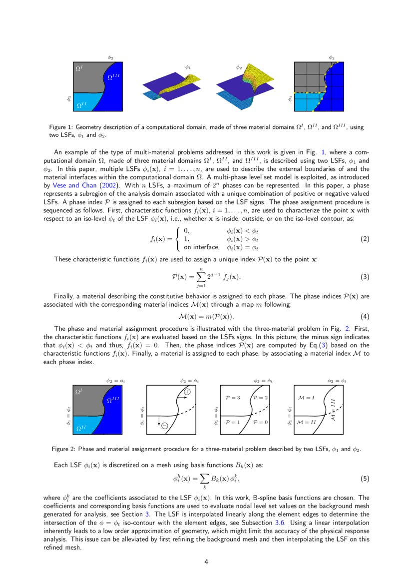 XIGA: An eXtended IsoGeometric Analysis approach for multi-material problems | DeepAI