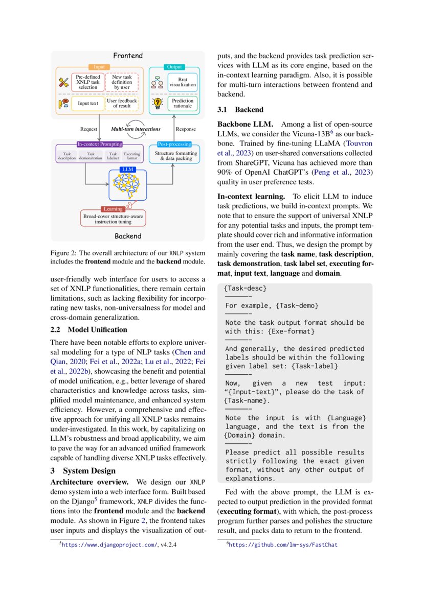 XNLP: An Interactive Demonstration System for Universal Structured NLP ...