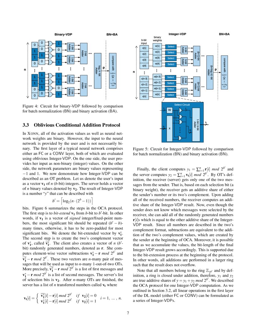 XONN: XNOR-based Oblivious Deep Neural Network Inference | DeepAI