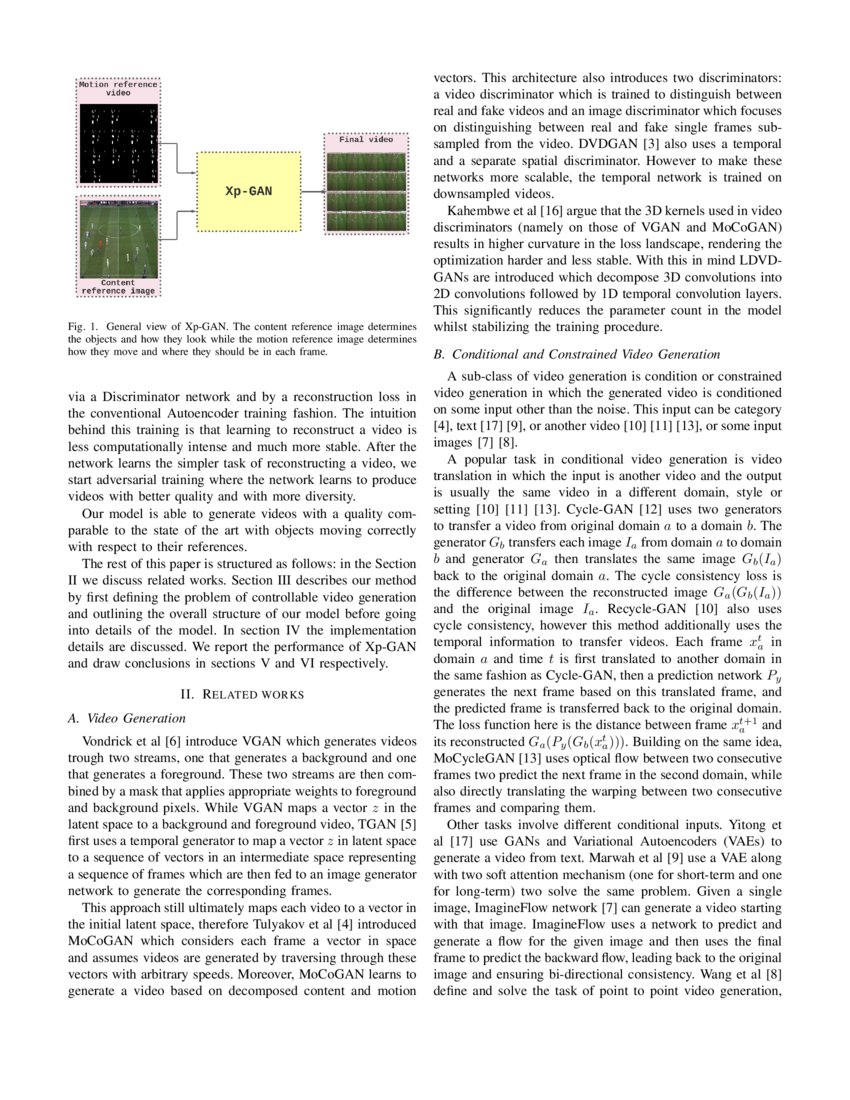 Xp Gan Unsupervised Multi Object Controllable Video Generation Deepai
