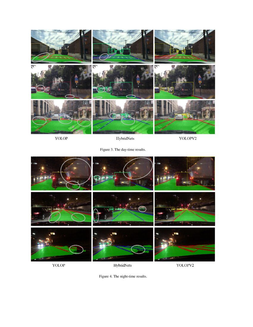 YOLOPv2: Better, Faster, Stronger for Panoptic Driving Perception | DeepAI