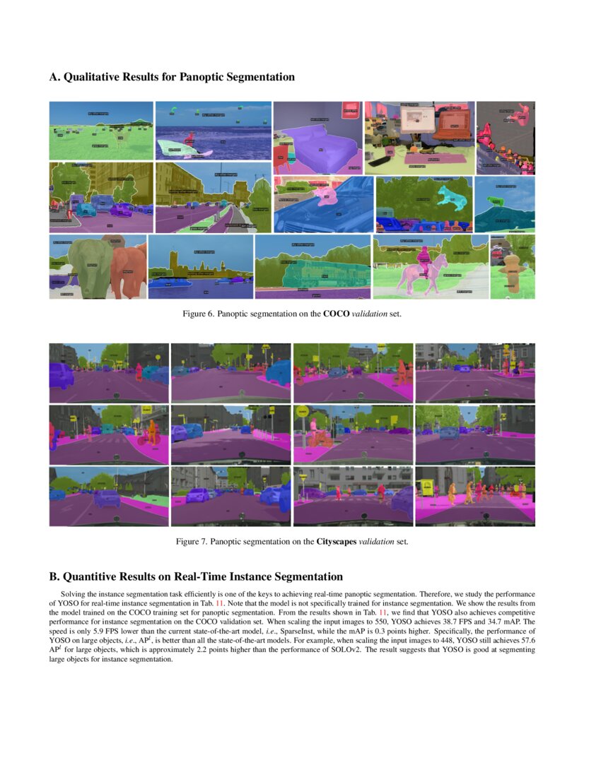 You Only Segment Once: Towards Real-Time Panoptic Segmentation | DeepAI