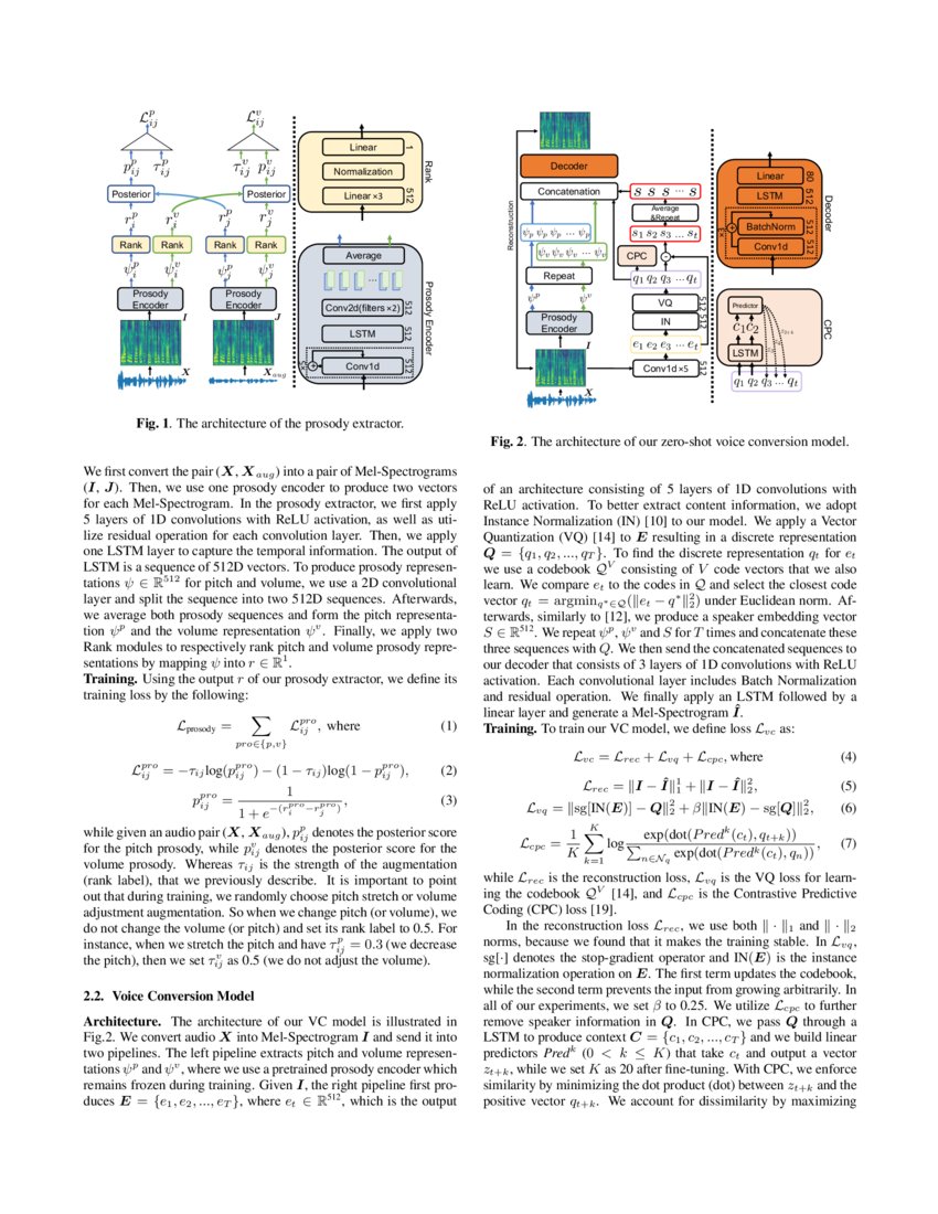Zero-shot Voice Conversion via Self-supervised Prosody Representation ...